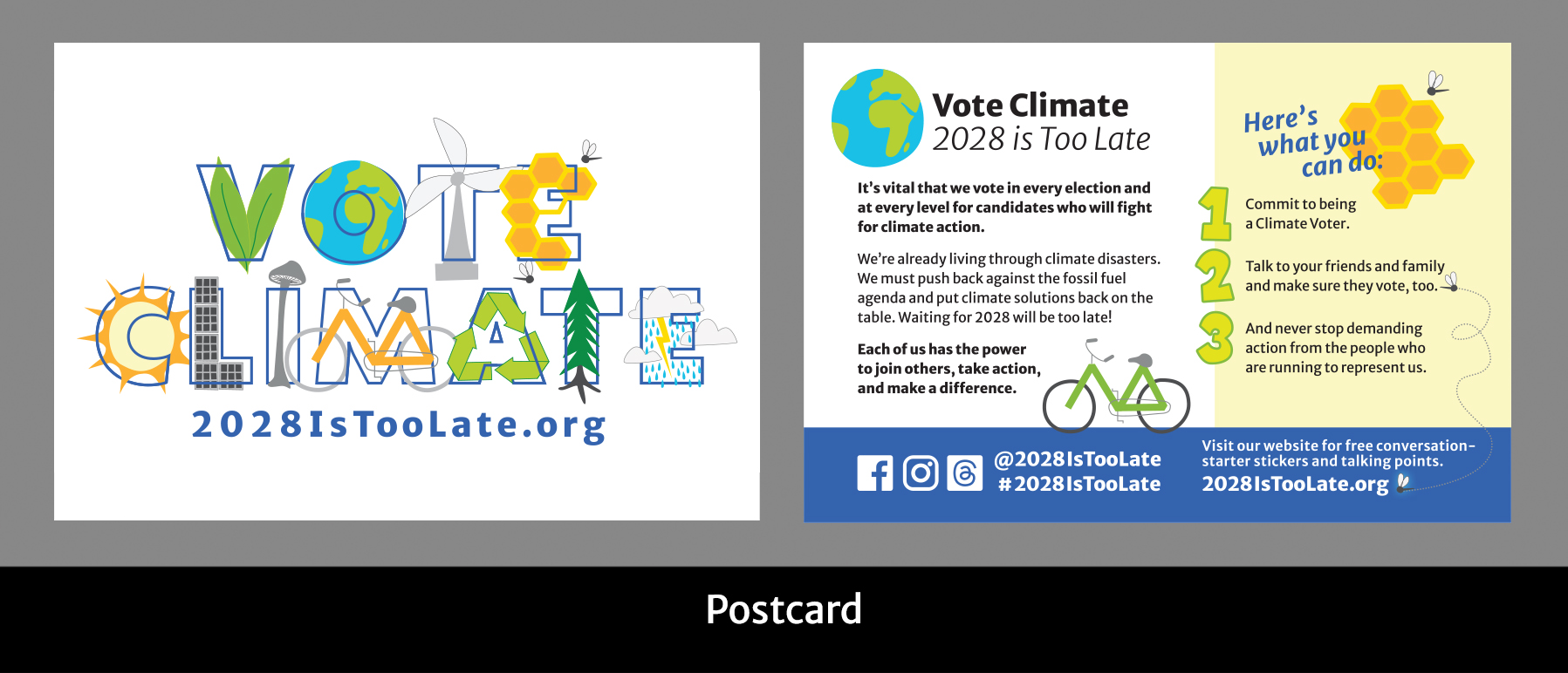2028 Is Too Late - SPEAK UP! | Stickers and Other Resources