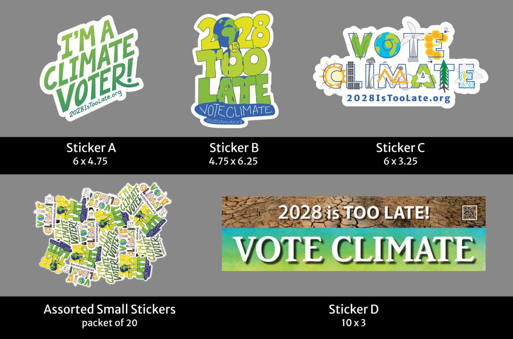 2028 Is Too Late - SPEAK UP! | Stickers and Other Resources