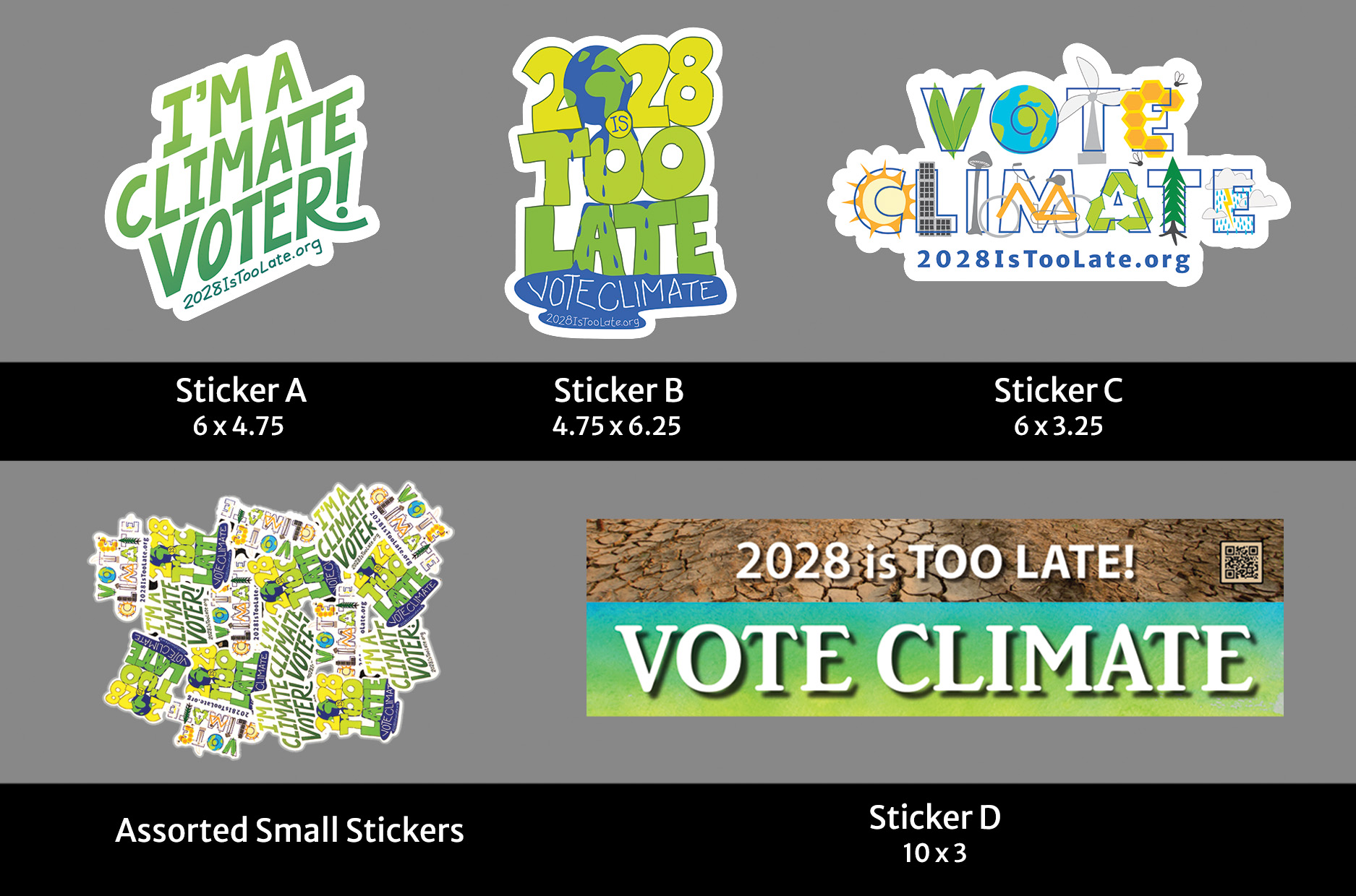2028 Is Too Late - SPEAK UP! | Stickers and Other Resources